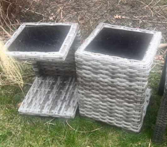 Double Bench Lounger and 2 Side tables – BarterPay Online Marketplace