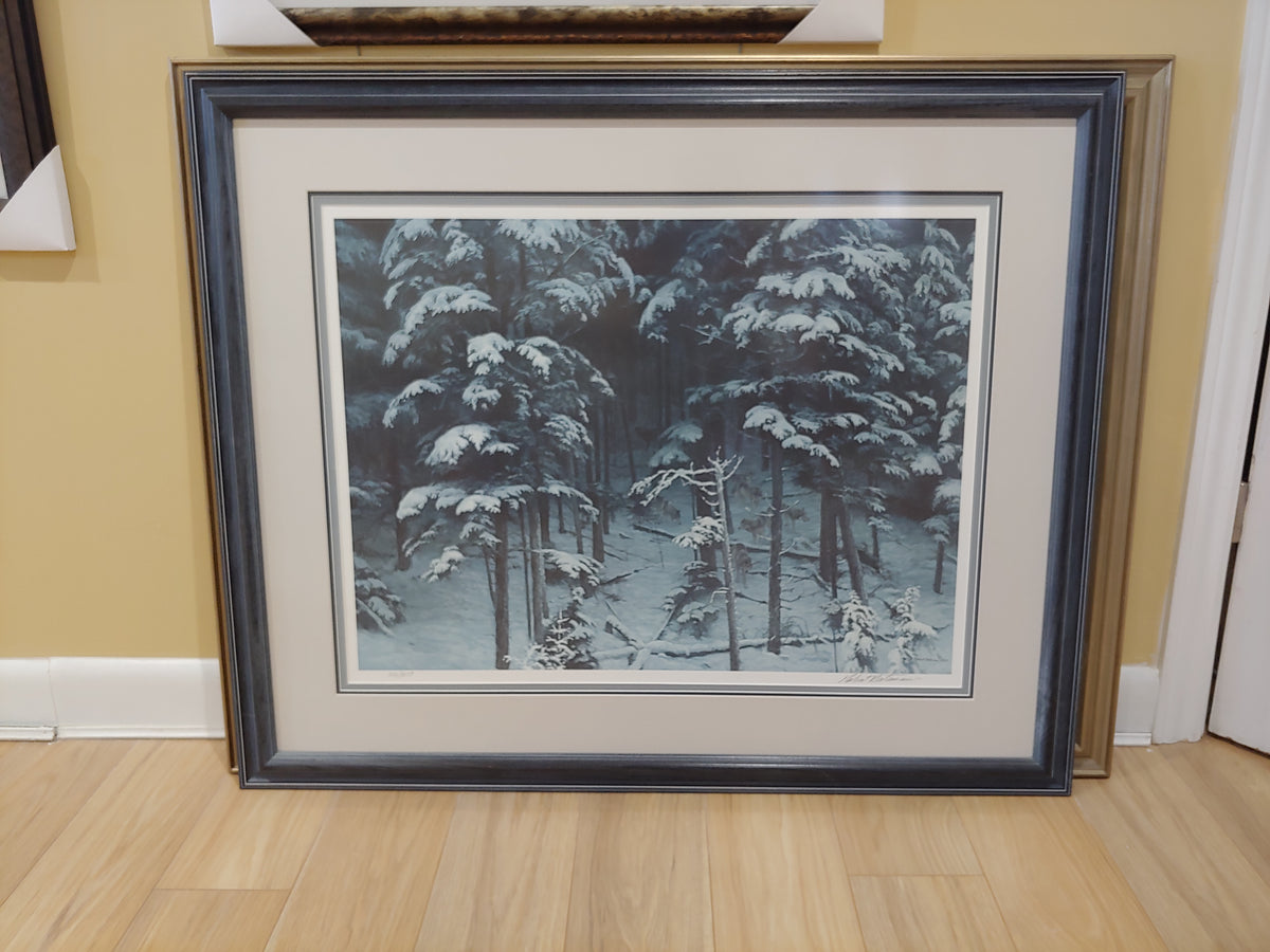 Descending Shadows Timber Wolves - by Robert Bateman – BarterPay Online ...